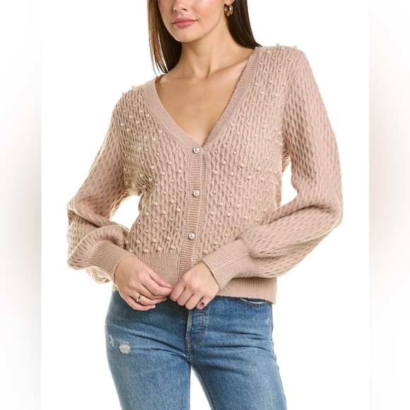 Joseph | Sweaters | Joseph A Cardigan With Pearl Like Detail Size L ...